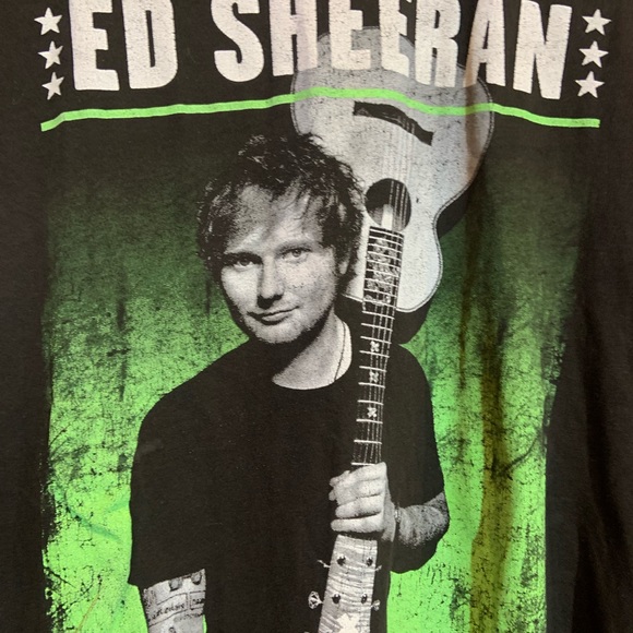 Shirts | Ed Sheeran Small Black Graphic Tshirt | Poshmark